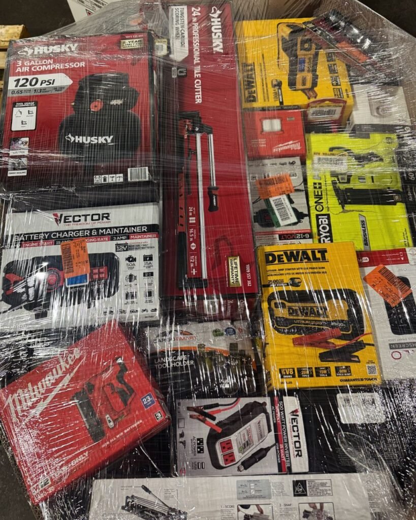 Best Tool Pallets – Featuring DeWalt, Milwaukee & Rigid Tools - Bulk ...