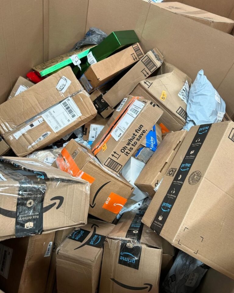 Amazing GIANT DHL Mail Pallets - Bulk liquidation sales